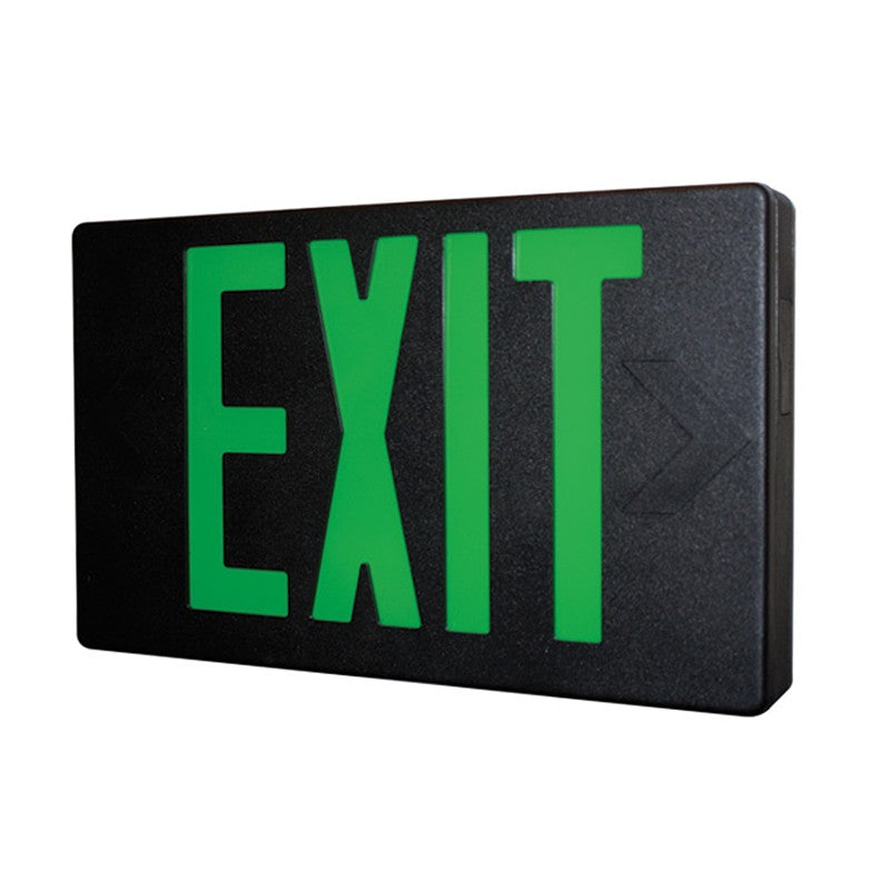 LED Exit Sign, Green Letters, Dual-Face, V2 Model | Vsiako